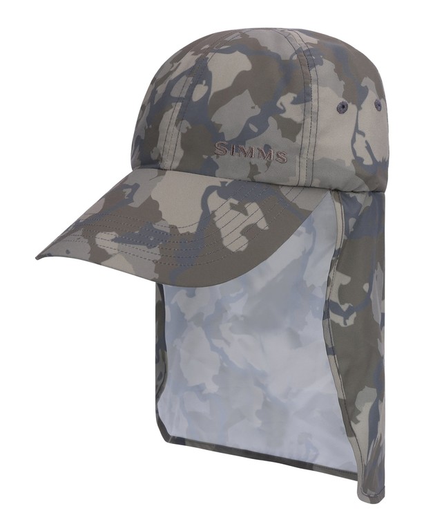 Кепка Simms Superlight Sunshield Cap, Regiment Camo Olive Drab ...